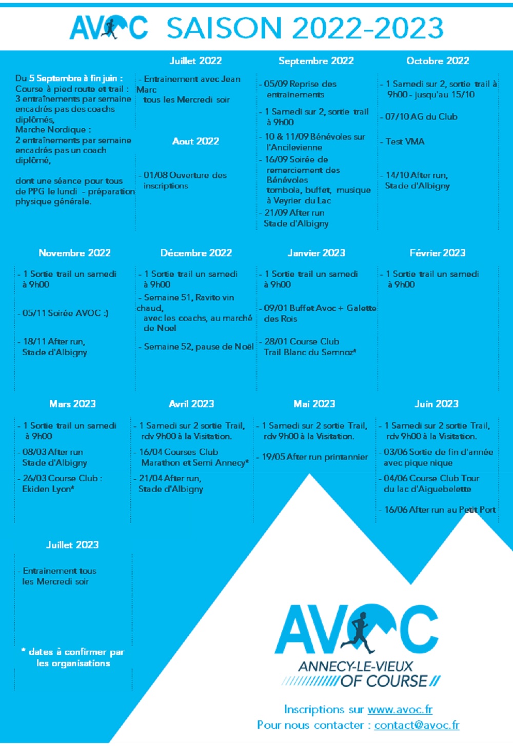 Actualités d'AVOC - Club de course à pied - Route & Trail Marche ...